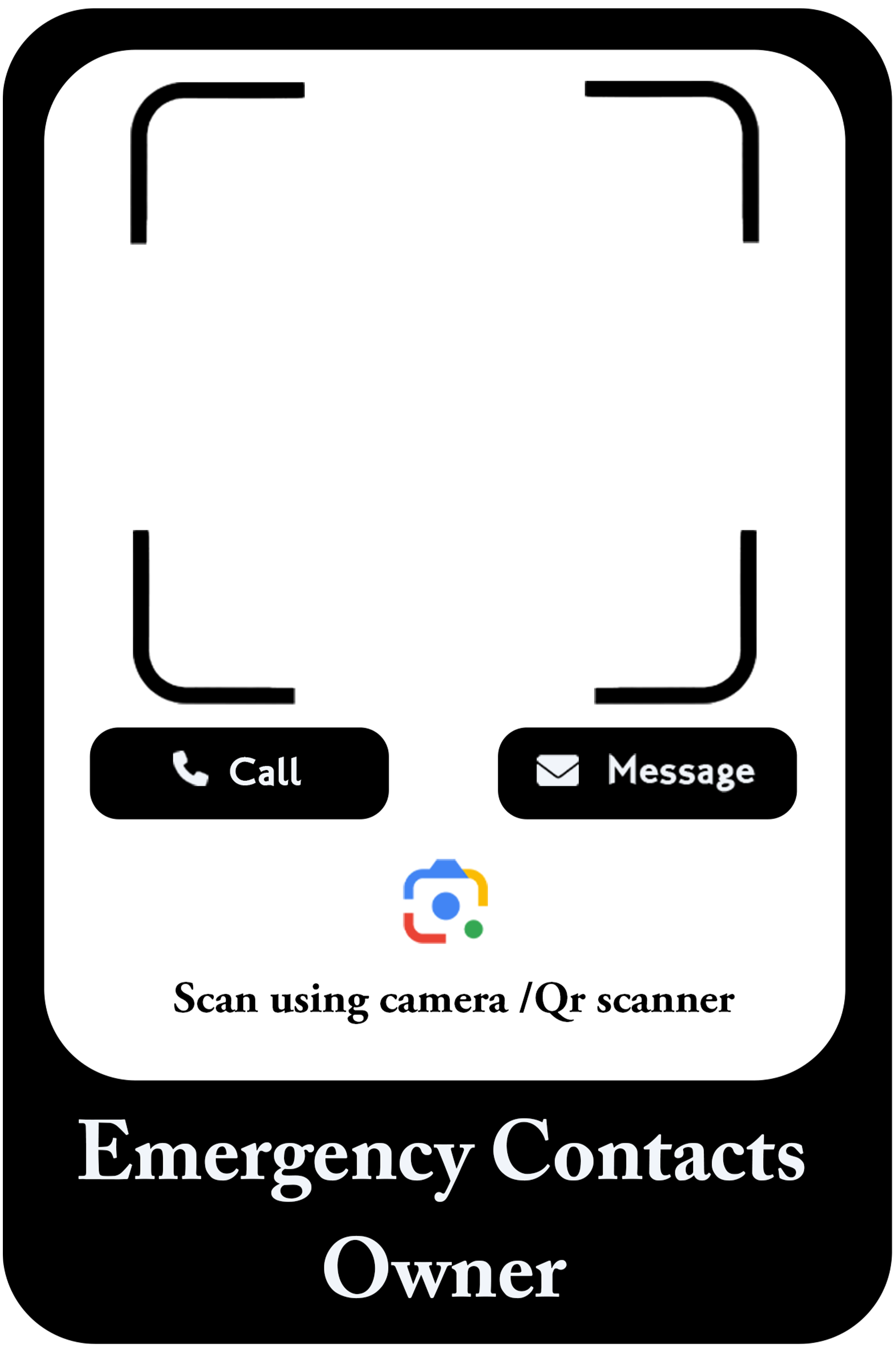 Emergency Contact Stickers for Your Vehicle